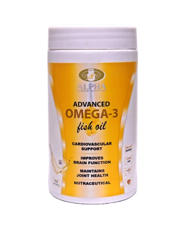 Alpha Muscle Omega 3 Fish Oil Capsule | 100 Softgel Capsule ...