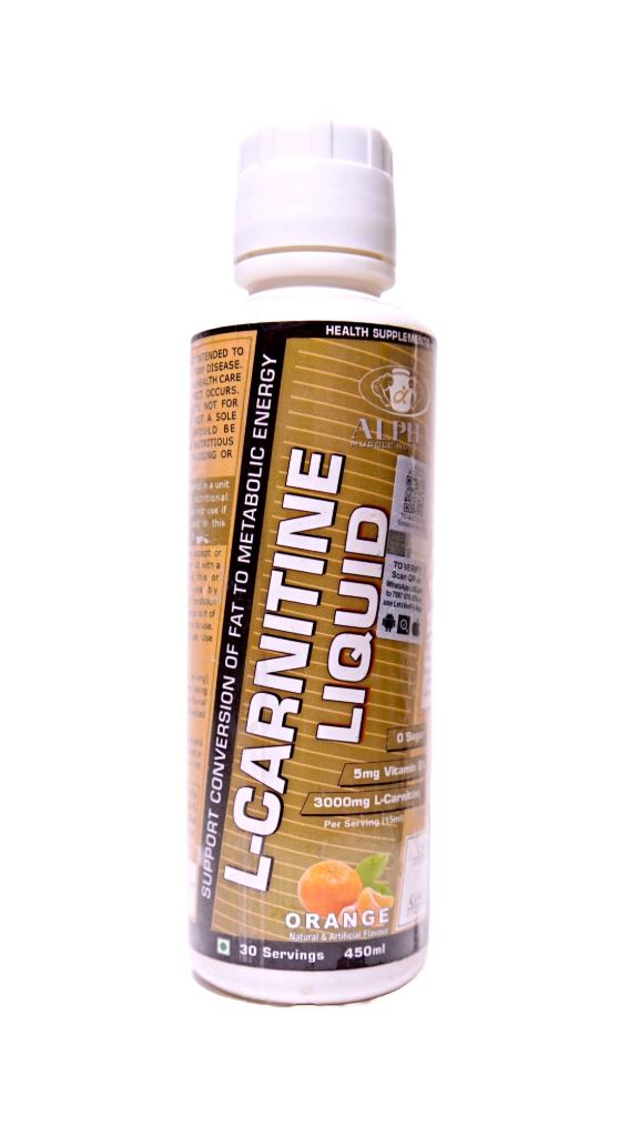 Alpha Liquid L Carnitine 3000mg With 5MG Vitamin B5, 0Sugar (30 Serving ...