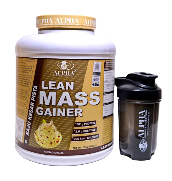 Alpha Muscle Lean Mass Gainer | High Protein | 52g Protein | 3g ...